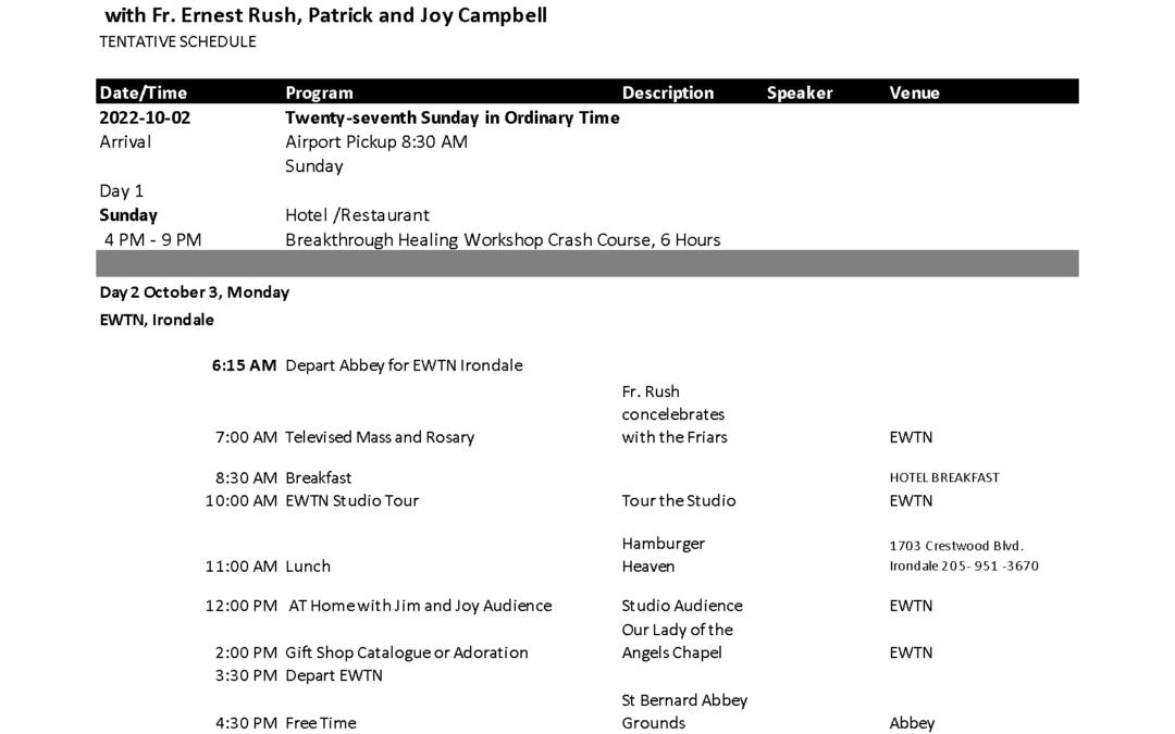 ANNOINTED day 1 | United for Life Foundation